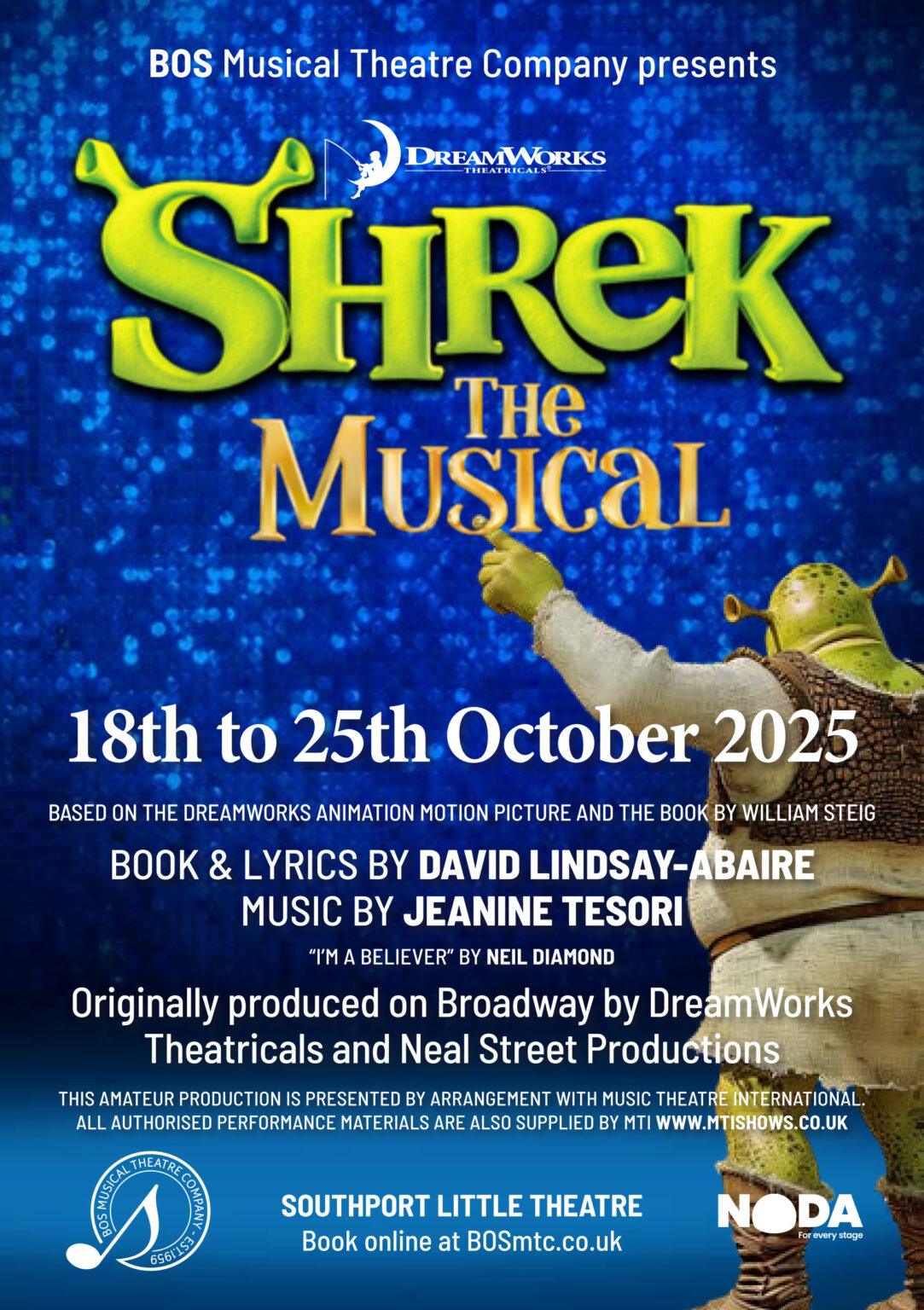 Shrek - BOS Musical Theatre Company - Little Theatre Southport