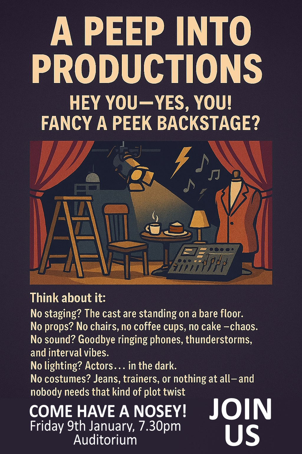 🎭 A Peep Into Productions: The Invisible Magic of the Backstage Crew ...